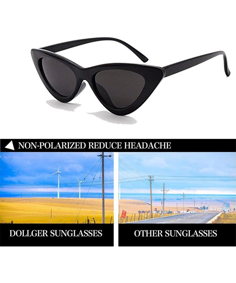 Cat Eye Sunglasses For Women Vintageretro Style Plastic Frame Uv 400
