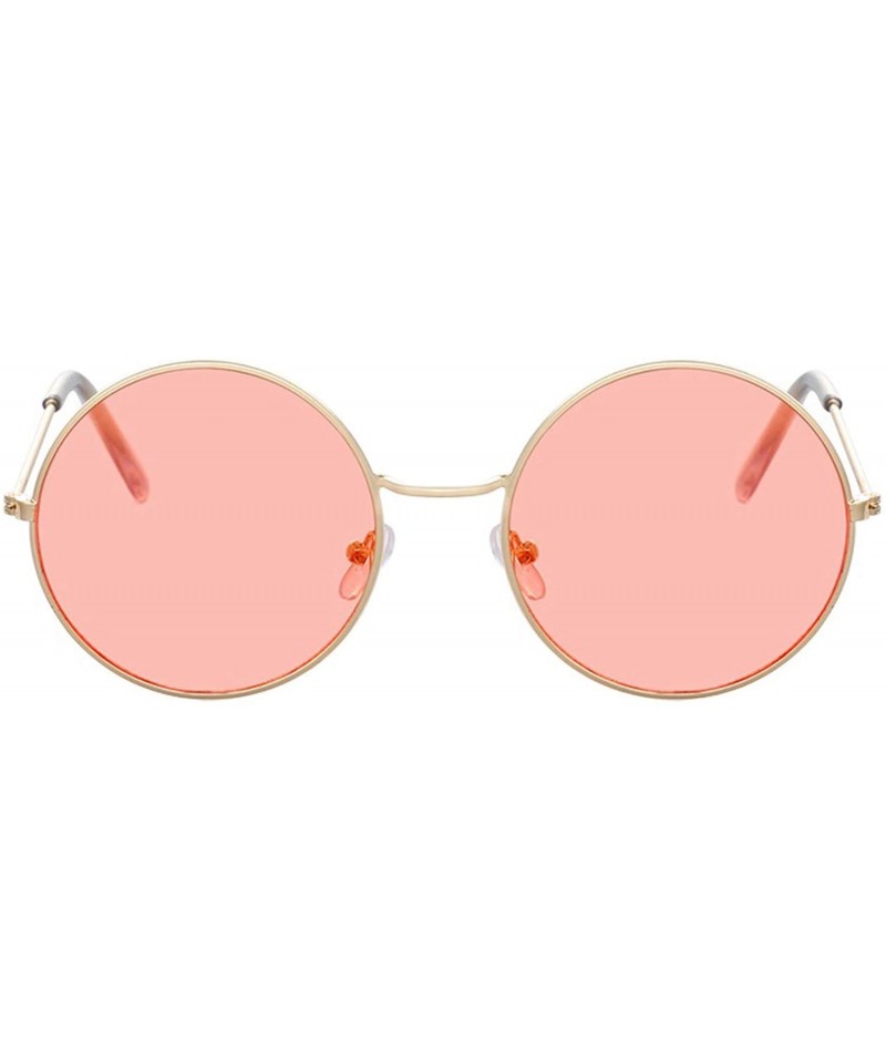 Fashion Bule Round Sunglasses Women Brand Designer Luxury Sun Glasses